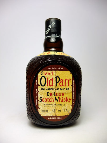 Macdonald Greenlees’ "Grand Old Parr" Deluxe Blended Scotch Whisky - 1 – Old Spirits Company