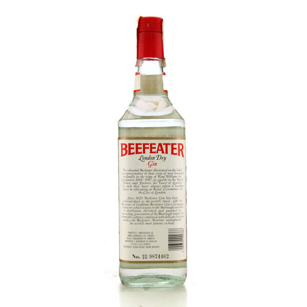 James Burrough's Beefeater London Dry Gin - c. 1976 (40%, 100cl) – Old ...