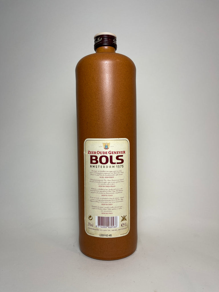 Bols Zeer Oude Genever - 1990s (35%, 100cl) – Old Spirits Company