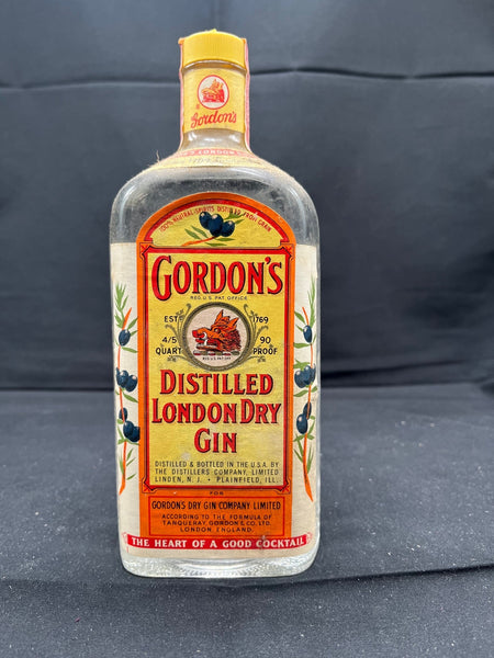 Gordon's London Dry Gin (Export) - c. 1968 (45%, 75.7cl) – Old Spirits ...
