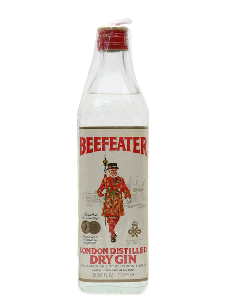 A Case of James Burrough's Beefeater London Dry Gin - c. 1971 (40%, 75 ...