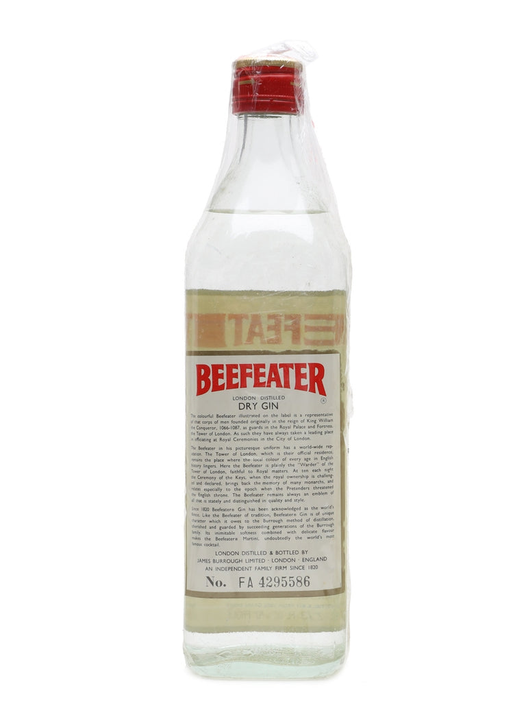 A Case of James Burrough's Beefeater London Dry Gin - c. 1971 (40%, 75 ...