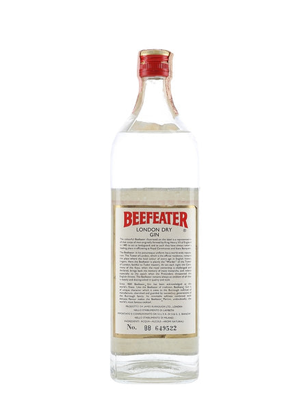 James Burrough's Beefeater London Distilled Dry Gin - c. 1966 (43%, 10 ...