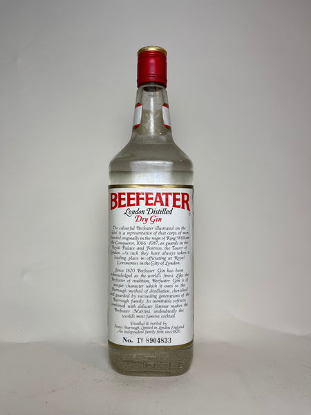 James Burrough's Beefeater London Distilled Dry Gin - c. 1976 (ABV Not ...