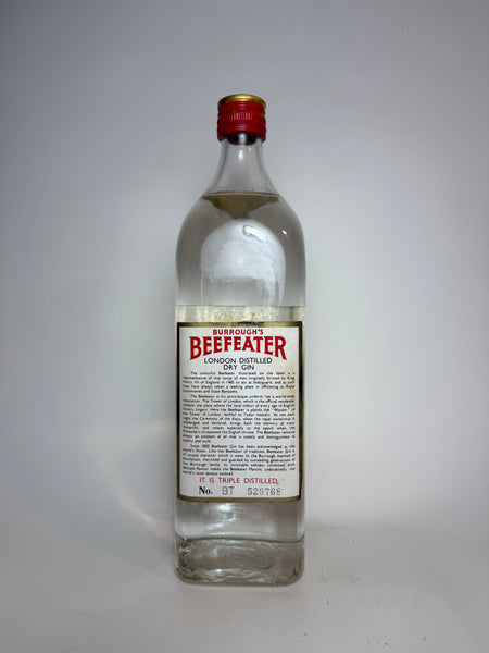 James Burrough's Beefeater London Distilled Dry Gin - 1960s (47%, 114c ...