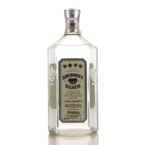 Smirnoff Silver Private Reserve Vodka - 1980s (45.2%, 100cl) – Old ...