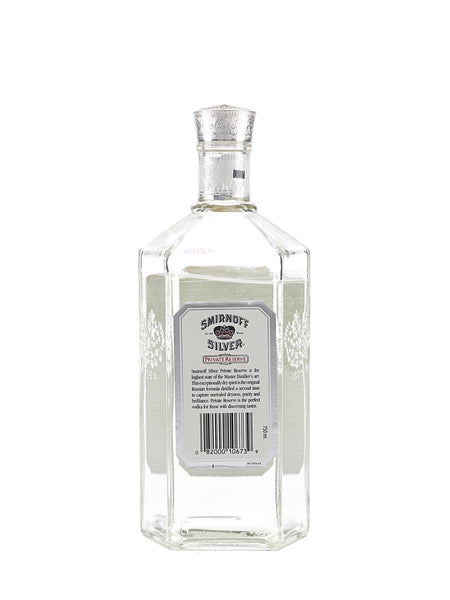 Smirnoff Silver Private Reserve Vodka - 1980s (45.2%, 75cl) – Old ...