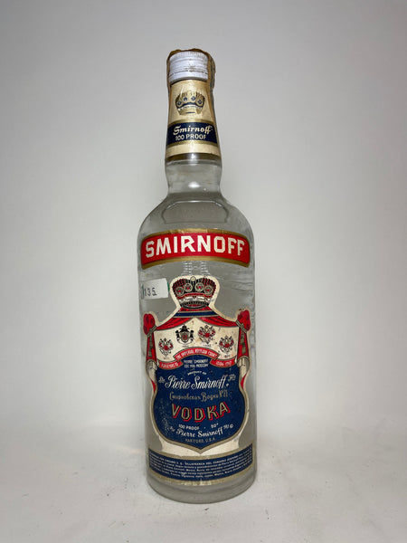 Smirnoff Blue Label Vodka - 1960s (50%, 75cl) – Old Spirits Company