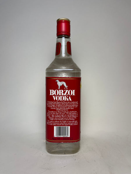 James Burrough's Borzoi Dry Imperial Vodka - 1980s (40%, 75cl) – Old ...