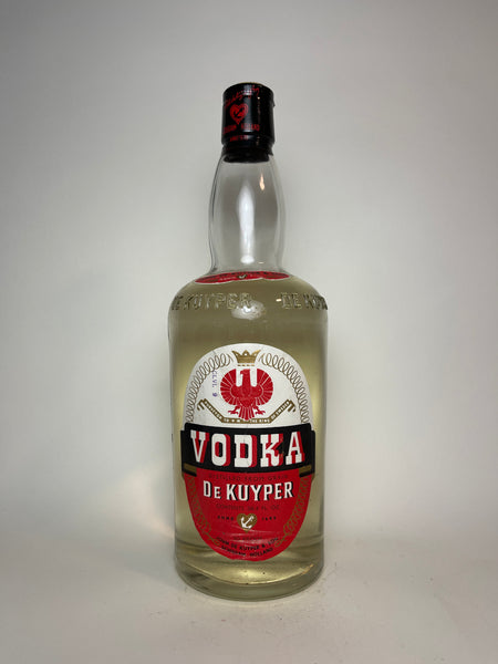John de Kuyper Vodka - 1960s (45%, 109cl) – Old Spirits Company