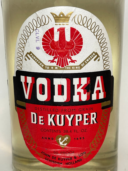 John de Kuyper Vodka - 1960s (45%, 109cl) – Old Spirits Company
