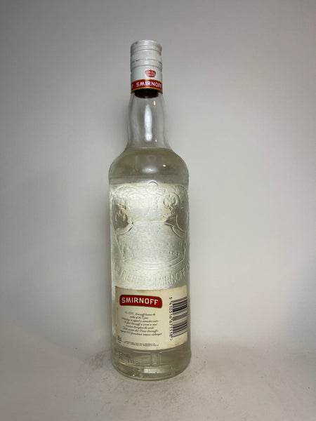 Smirnoff Red Label Vodka - 1980s (37.5%, 70cl) – Old Spirits Company