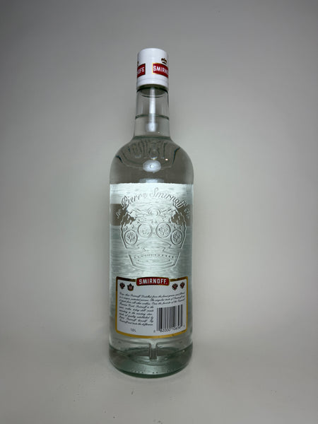 Smirnoff Red Label Vodka - 1990s (37.5%,100cl) – Old Spirits Company