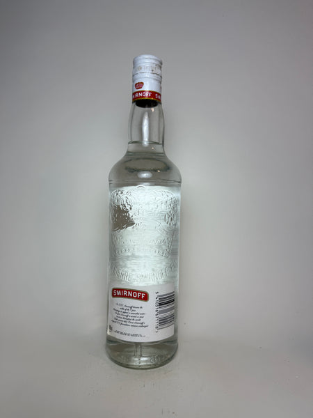 Smirnoff Red Label Vodka - 1980s (37.5%, 70cl) – Old Spirits Company