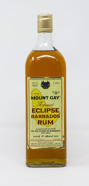Mount Gay Eclipse Barbados Rum - 1980s (44.5%, 100cl) – Old Spirits Company