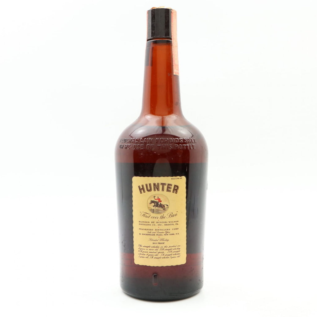 Hunter-Wilson's Hunter Blended American Whiskey - pre-1964 (43.4%, 94 ...