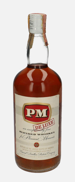 National Distillers' PM De Luxe Blended American Whiskey - 1960s (43% ...