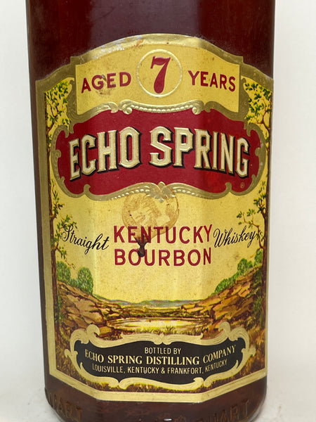 Echo Spring 7YO Kentucky Straight Bourbon Whiskey - 1960s (43%, 75cl ...