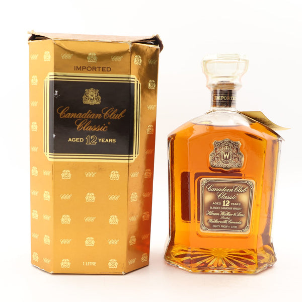 Canadian Club Classic 12YO Blended Canadian Whisky - Distilled 1974 ...