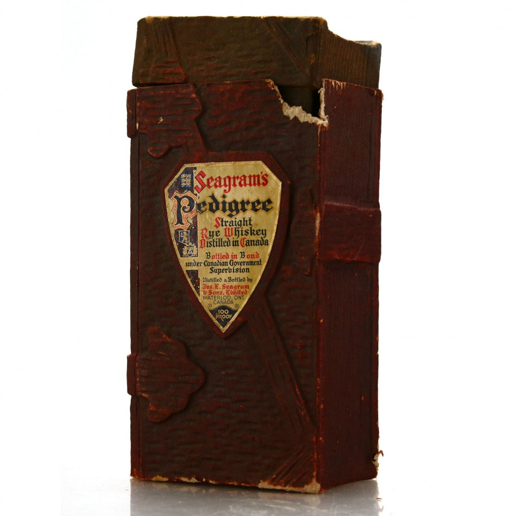 Seagram's Pedigree 8YO Canadian Straight Rye Whiskey - Distilled 1929 ...