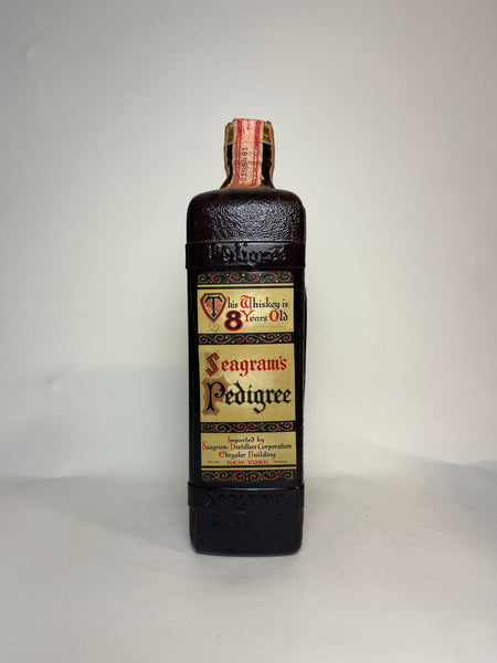 Seagram's Pedigree 8YO Canadian Straight Rye Whiskey - Distilled 1929 ...