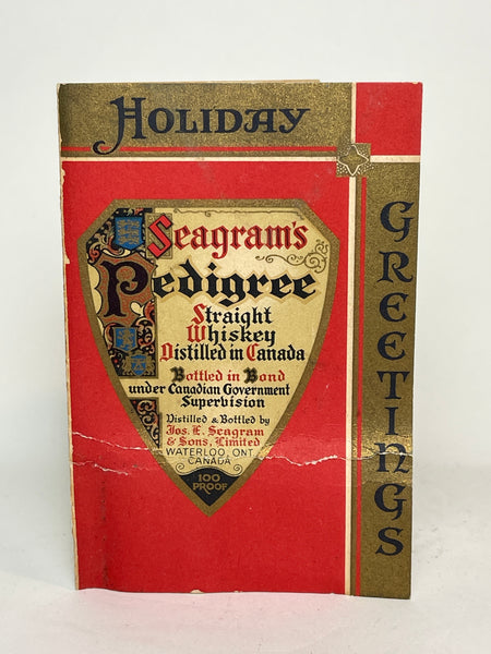 Seagram's Pedigree 8YO Canadian Straight Rye Whiskey - Distilled 1929 ...