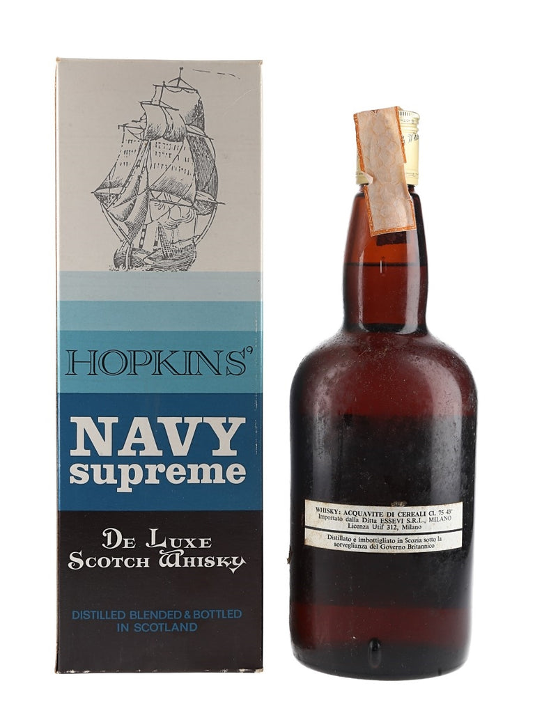 John Hopkins & Co. Hopkins' Navy Supreme 12YO Blended Scotch Whisky ...