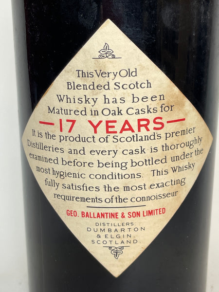 George Ballantine & Son's Ballantine's 17YO Very Old Scotch Blended Wh ...