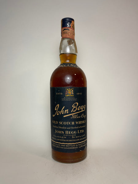 John Begg's "Blue Cap" Blended Highland Scotch Whisky - 1970s (43%, 75 ...