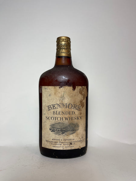 Benmore Blended Scotch Whisky - 1950s (43%, 75cl) – Old Spirits Company