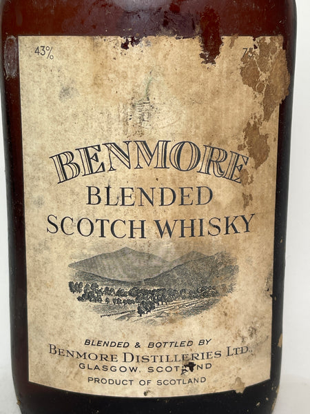 Benmore Blended Scotch Whisky - 1950s (43%, 75cl) – Old Spirits Company
