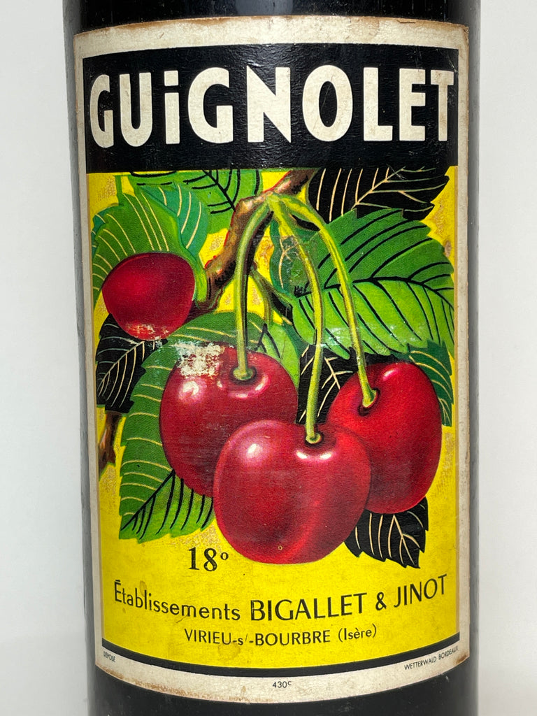Bigallet & Jinot Guignolet Cherry Liqueur - 1950s (18%, 100cl) – Old ...