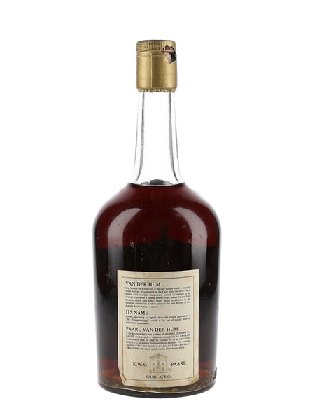 Wijnbouwers Vereniging Van der Hum Orange Liqueur - 1960s (31%, 75cl ...