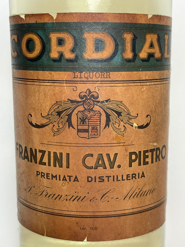 Franzini Cav. Pietro Cordial - 1949-59 (ABV Not Stated, 100cl) – Old ...