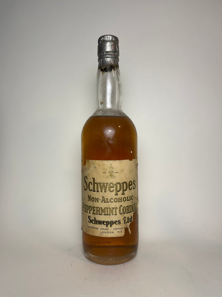 Schweppes Non-Alcoholic Peppermint Cordial - 1930s (0%, 75cl) – Old ...