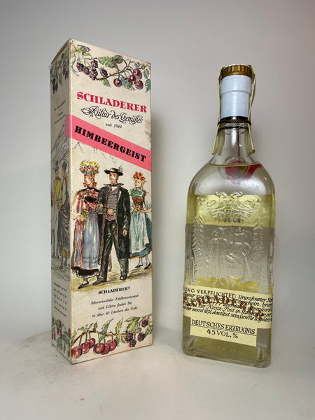 Alfred Schladerer Himbeergeist - 1970s (45%, 70cl) – Old Spirits Company