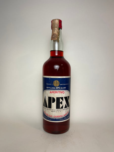 APE Aperitivo APEX - 1970s (16%, 100cl) – Old Spirits Company