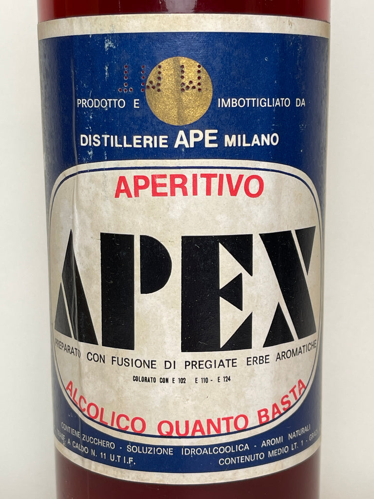 APE Aperitivo APEX - 1970s (16%, 100cl) – Old Spirits Company