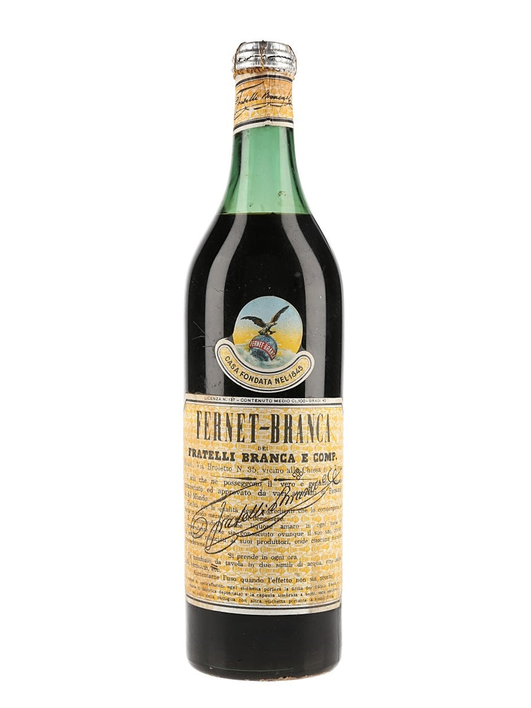 Fernet Branca - 1949-59 (45%, 100cl) – Old Spirits Company