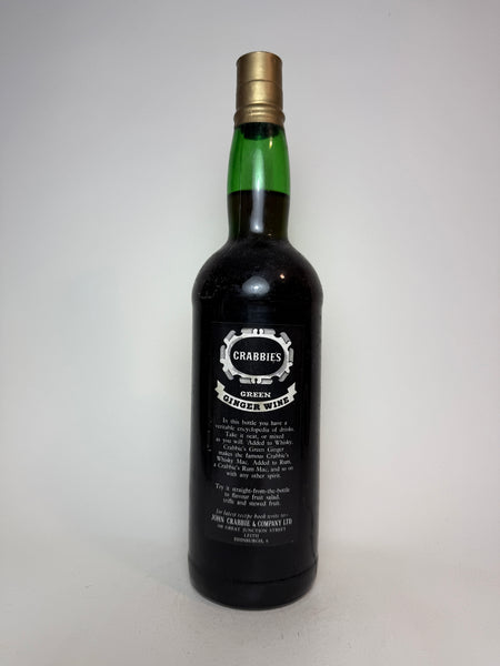 Crabbie's Old Scottish Green Ginger Wine - 1970s (14%, 75cl) – Old ...