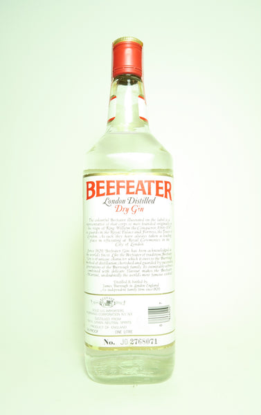 James Burrough's Beefeater London Distilled Dry Gin - late 1970 (47% ...