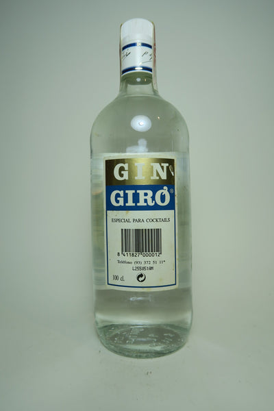 Pedro Giro Gin - post-1990 (37.5%, 100cl) – Old Spirits Company