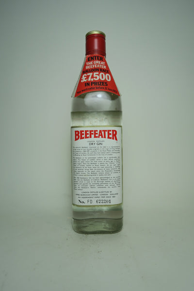 James Burrough's Beefeater London Dry Gin - c. 1976 (40%, 75cl) – Old ...