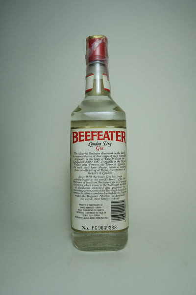 James Burrough's Beefeater London Dry Gin - 1980s (40%, 75cl) – Old ...