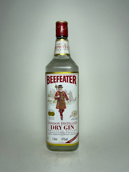 James Burrough's Beefeater London Dry Gin - 1980s (47%, 100cl) – Old ...