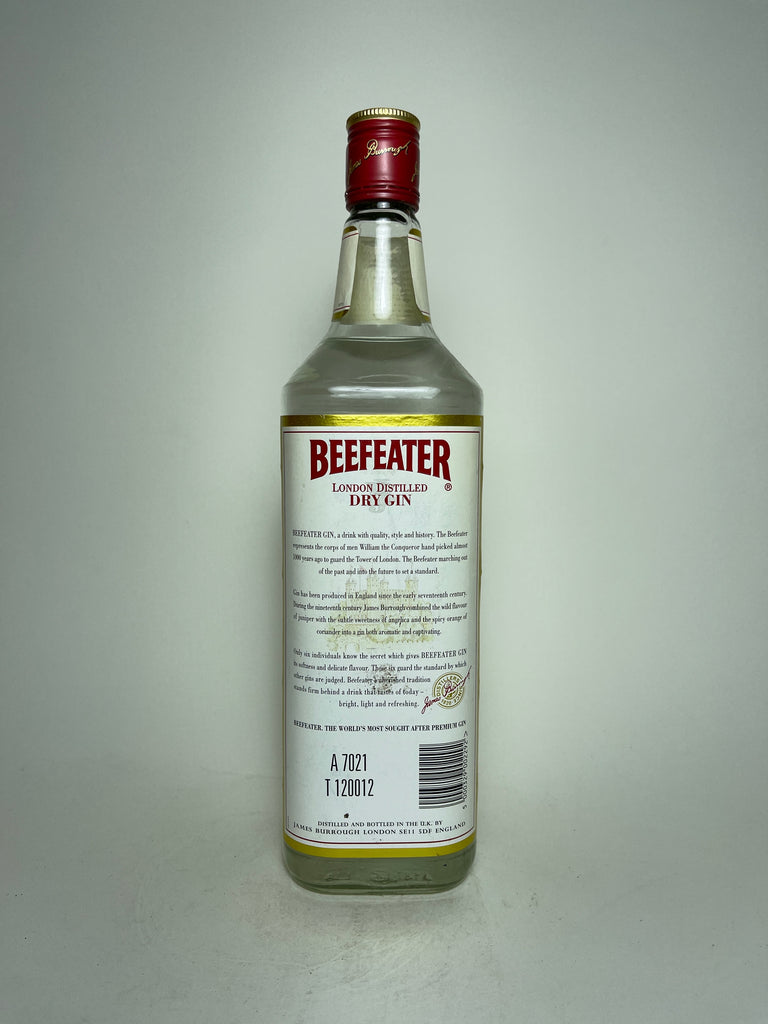James Burrough's Beefeater London Dry Gin - 1980s (47%, 100cl) – Old ...
