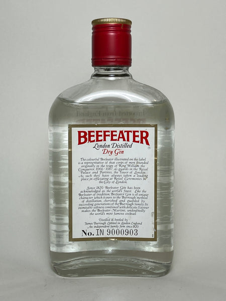 James Burrough's Beefeater London Dry Gin - c. 1976 (47%, 37.5cl) – Old ...