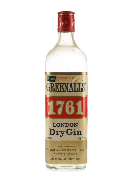 Gilbert & John Greenall Ltd's 1761 London Dry Gin - 1970s (40%, 75cl ...