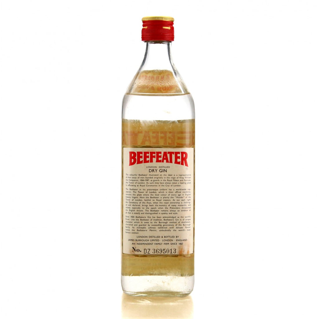 James Burrough's Beefeater London Dry Gin - c. 1971 (47%, 75cl) – Old ...