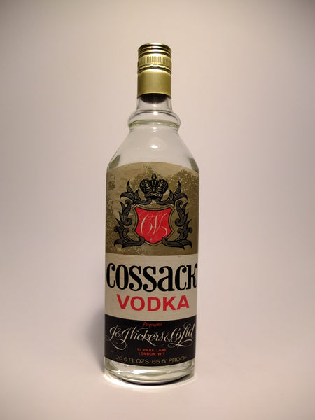 J. & J. Vickers’ Cossack Vodka - 1970s (37.5%, 75.7cl) – Old Spirits ...